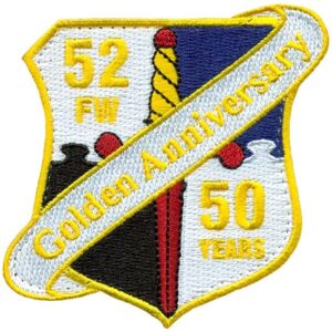 52nd FIGHTER WING – 50th ANNIVERSARY | Flightline Insignia