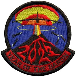 23d BOMB SQUADRON – YEAR OF THE BARON | Flightline Insignia