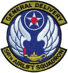 54th AIRLIFT SQUADRON – GENERAL DELIVERY | Flightline Insignia