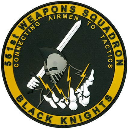 561st WEAPONS SQUADRON – BLACK KNIGHTS MORALE | Flightline Insignia