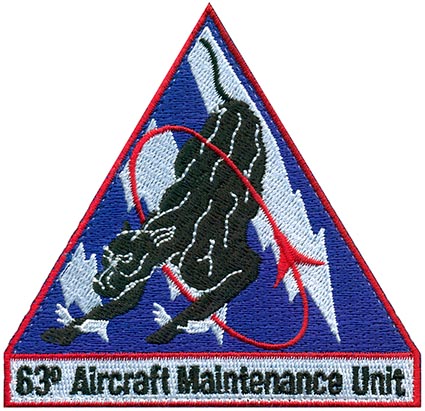 63d AIRCRAFT MAINTENANCE UNIT – HERITAGE | Flightline Insignia