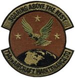 714th AIRCRAFT MAINTENANCE SQUADRON – OCP | Flightline Insignia