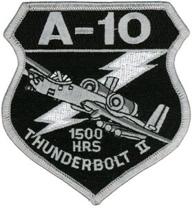 355th FIGHTER SQUADRON – A-10 – 1500 HOURS | Flightline Insignia