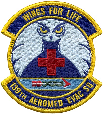 139th AEROMEDICAL EVACUATION SQUADRON | Flightline Insignia