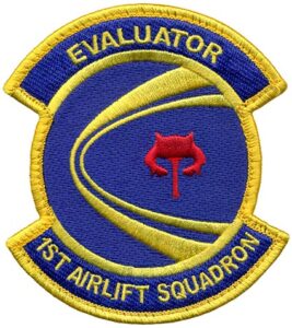1st AIRLIFT SQUADRON – EVALUATOR | Flightline Insignia