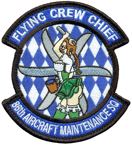 86th AIRCRAFT MAINTENANCE SQUADRON – FLYING CREW CHIEF – NEW ...