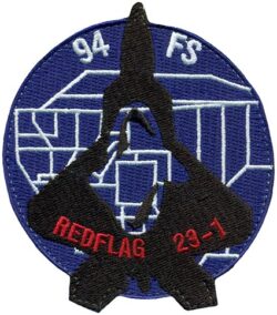 94th FIGHTER SQUADRON – F-22 – RED FLAG 2023-01 | Flightline Insignia