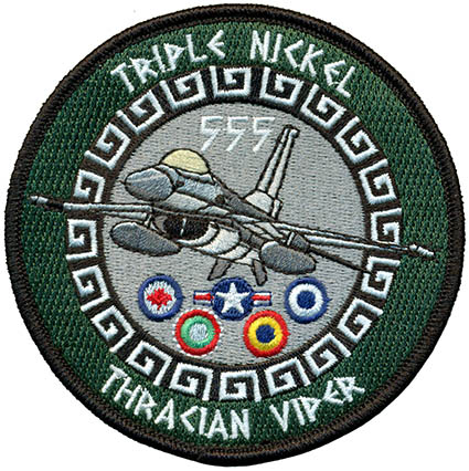 555th FIGHTER SQUADRON – THRACIAN VIPER 2022 | Flightline Insignia