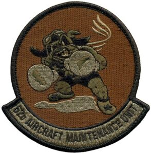 62d AIRCRAFT MAINTENANCE UNIT – OCP | Flightline Insignia