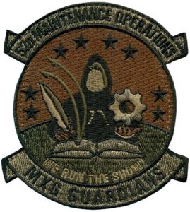 52d MAINTENANCE GROUP – MAINTENANCE OPERATIONS – OCP | Flightline Insignia