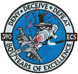 390th ELECTRONIC COMBAT SQUADRON – 80th ANNIVERSARY – DENY DECEIVE ...