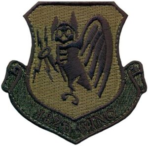 432d WING – OCP – BLACK OWL | Flightline Insignia