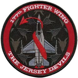 177th FIGHTER WING – F-16 JERSEY DEVILS | Flightline Insignia