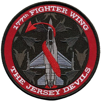 177th FIGHTER WING – F-16 JERSEY DEVILS | Flightline Insignia