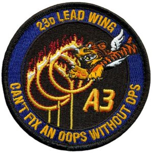 23d WING – A3 | Flightline Insignia