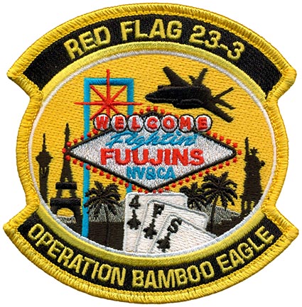 4th FIGHTER SQUADRON – RED FLAG 2023-3 | Flightline Insignia