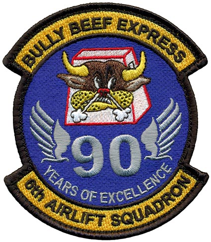 6th AIRLIFT SQUADRON – 90th ANNIVERSARY | Flightline Insignia