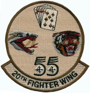 20th FIGHTER WING – GAGGLE – DESERT | Flightline Insignia