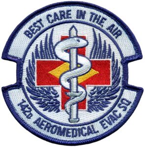 142d AEROMEDICAL EVACUATION SQUADRON | Flightline Insignia