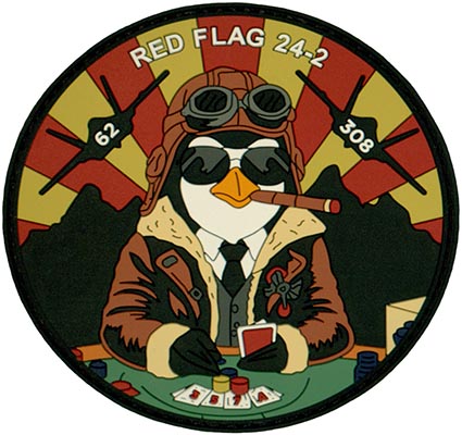 62d & 308th FIGHTER SQUADRON – RED FLAG 2024-2 | Flightline Insignia