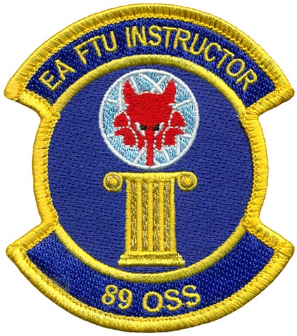 89th OPERATIONS SUPPORT SQUADRON – EA FTU INSTRUCTOR | Flightline Insignia