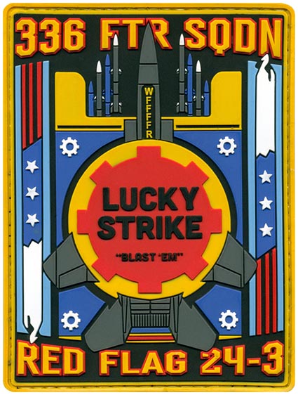 336th FIGHTER SQUADRON – RED FLAG 2024-03 | Flightline Insignia