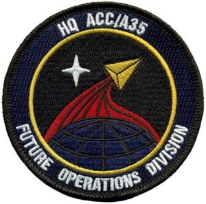 AIR COMBAT COMMAND – A35 FUTURE OPERATIONS DIVISION | Flightline Insignia