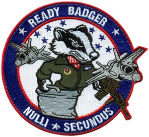 115th FIGHTER WING – F-35 – READY BADGER | Flightline Insignia
