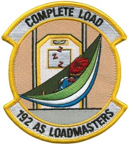 192d AIRLIFT SQUADRON – LOADMASTERS | Flightline Insignia