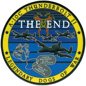 354th FIGHTER SQUADRON – A-10 RETIREMENT 2024 | Flightline Insignia