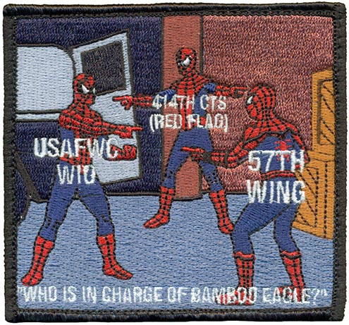 57th WING – USAFWC-WIO – RED FLAG-BAMBOO EAGLE | Flightline Insignia