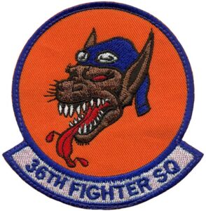 36th FIGHTER SQUADRON – EVIL FIEND – w/TAB | Flightline Insignia