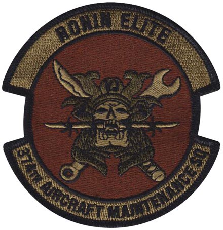 374th AIRCRAFT MAINTENANCE SQUADRON – OCP | Flightline Insignia