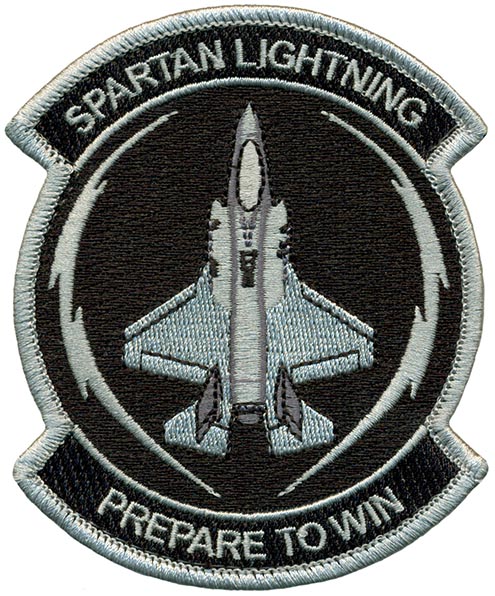 5th COMBAT TRAINING SQUADRON – F-35 – SPARTAN LIGHTNING | Flightline Insignia