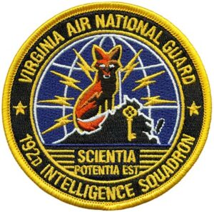 192d INTELLIGENCE SQUADRON – MORALE | Flightline Insignia